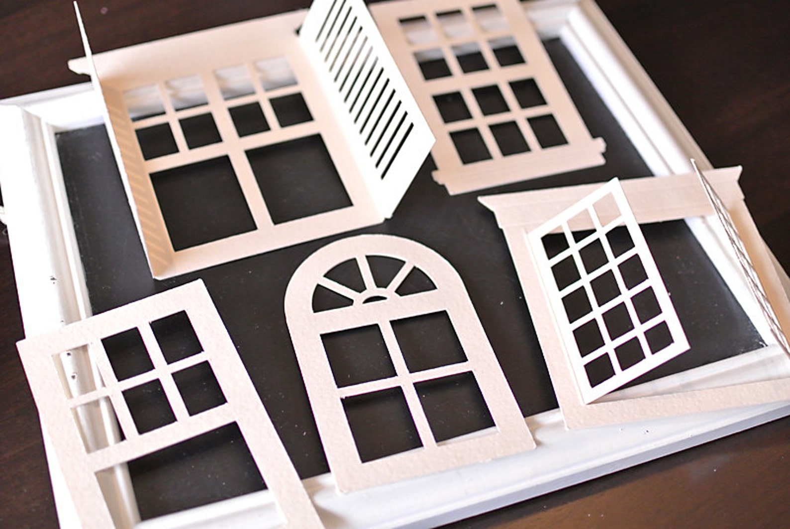 5 Designs Window Set Bundle Digital Cutting Files, SVG, DXF Files ...