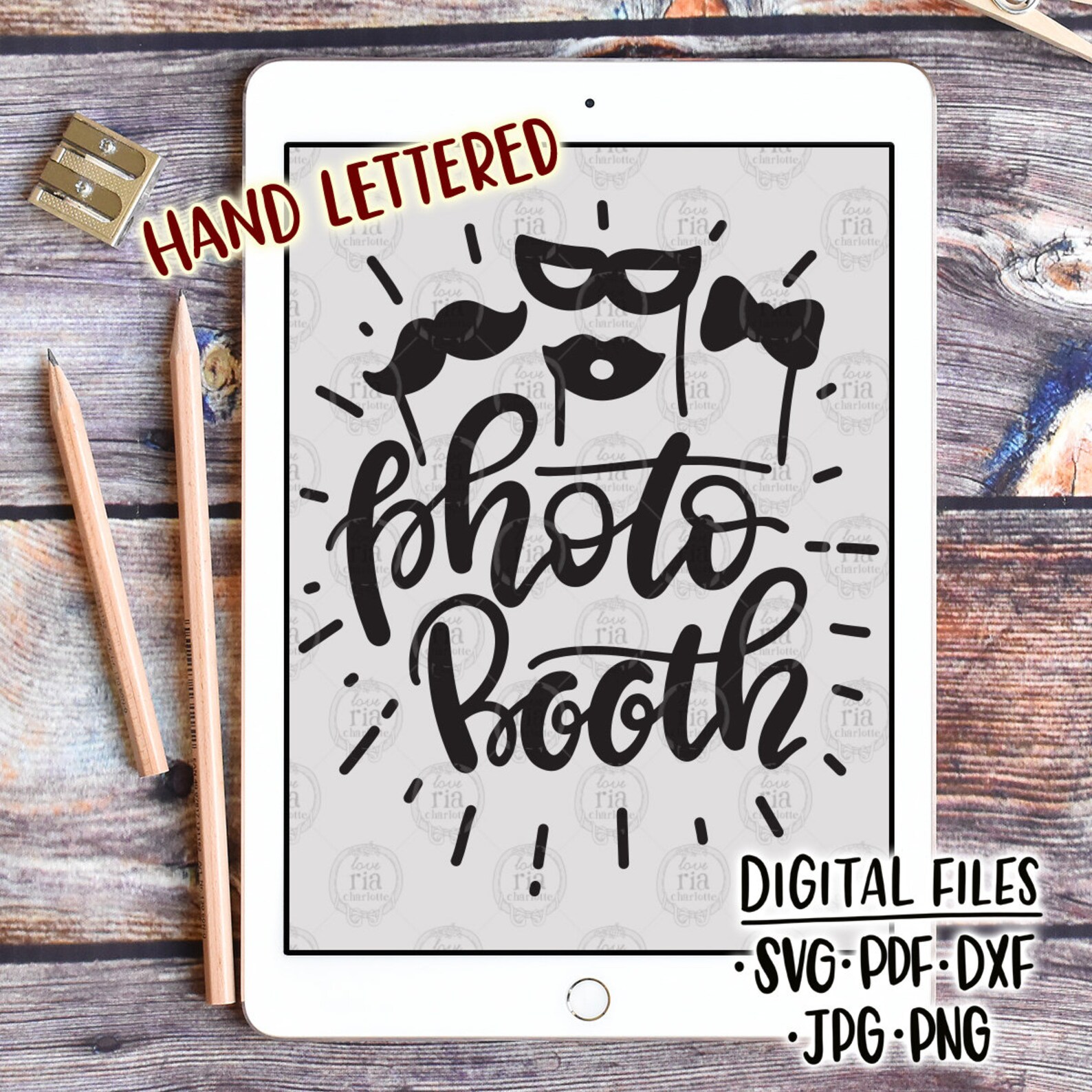 Photo Booth Hand Lettered for Wedding Birthday Party Digital | Etsy