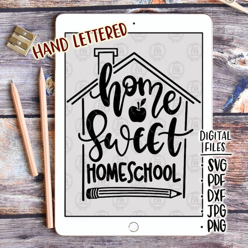 Home Sweet Homeschool, Online Tutor Homeschooling Education Digital Cut ...