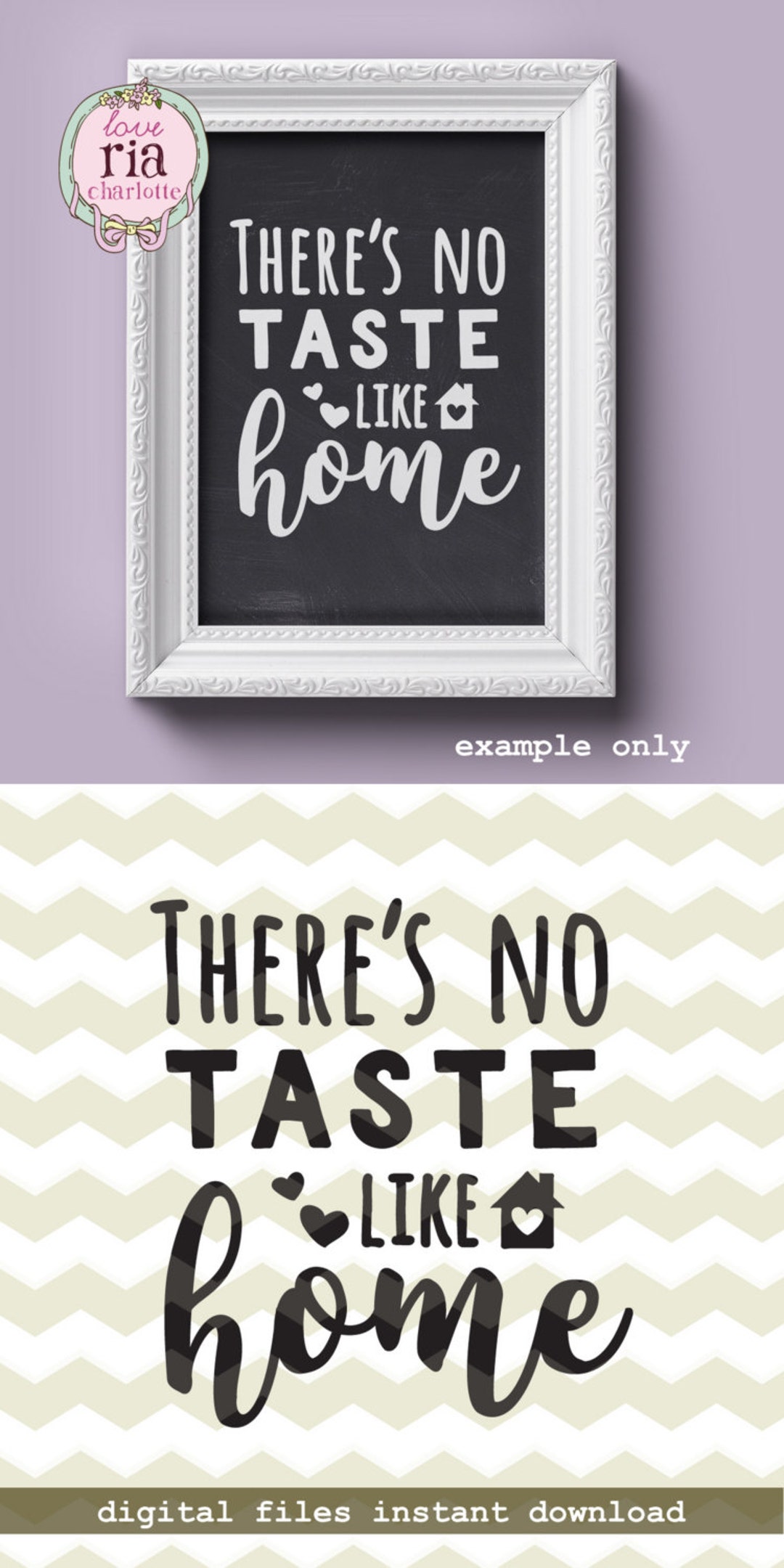 There’s No Taste Like Home, Homemade Cooking Baking Kitchen Digital Cut ...