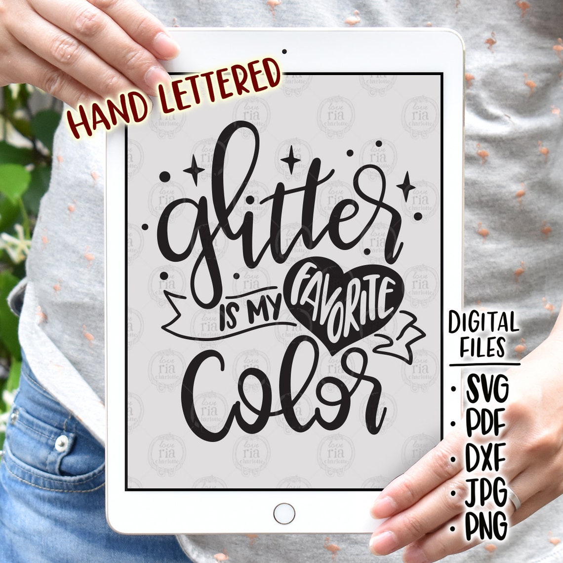 Glitter is My Favorite Color Cute Fun Craft Crafter Digital - Etsy