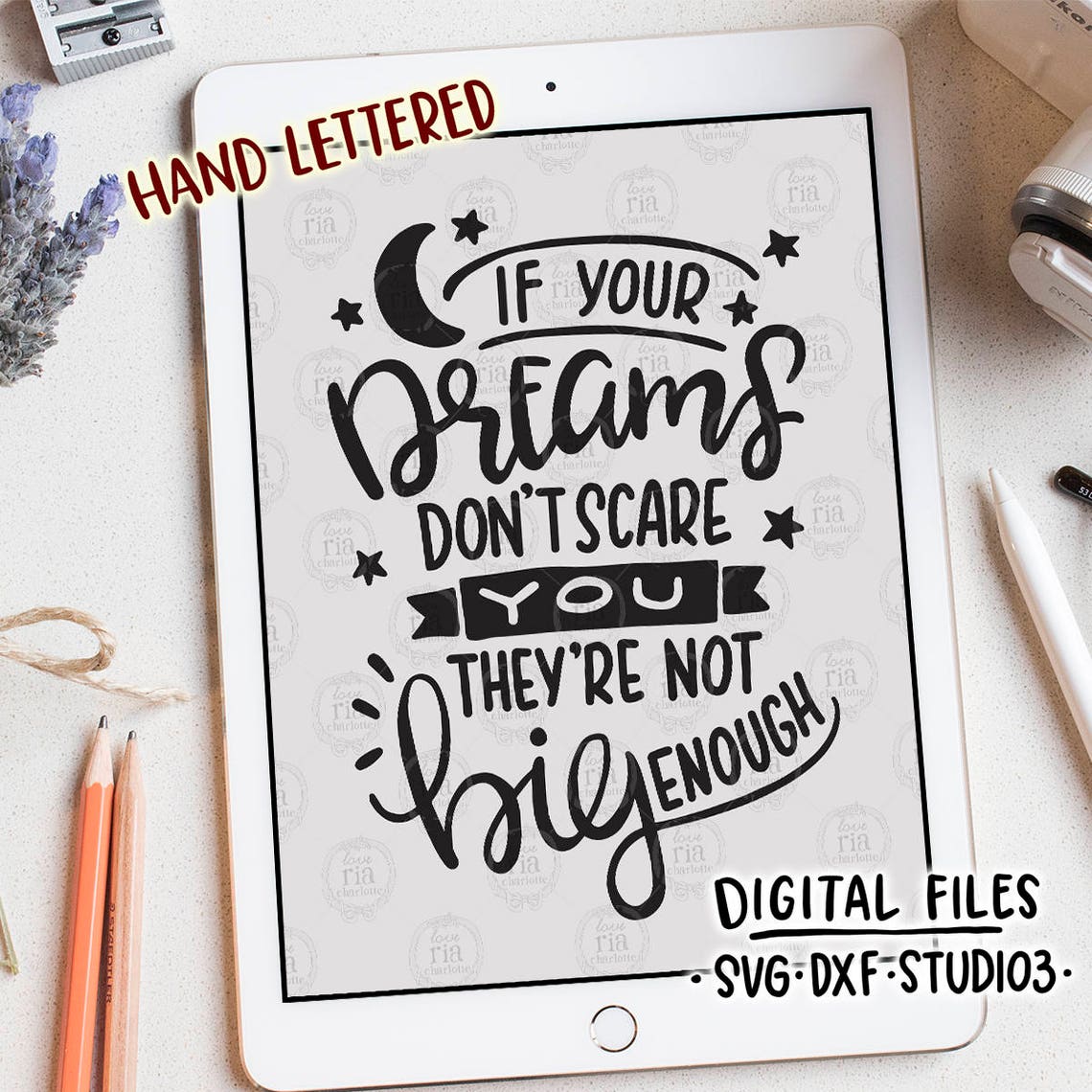 If Your Dreams Dont Scare You Motivation Inspiration Quote - Etsy Australia