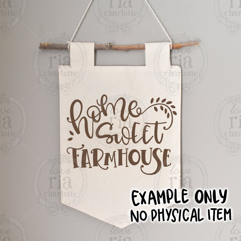 Home Sweet Farmhouse Hand Lettered Farm House Country Holiday - Etsy