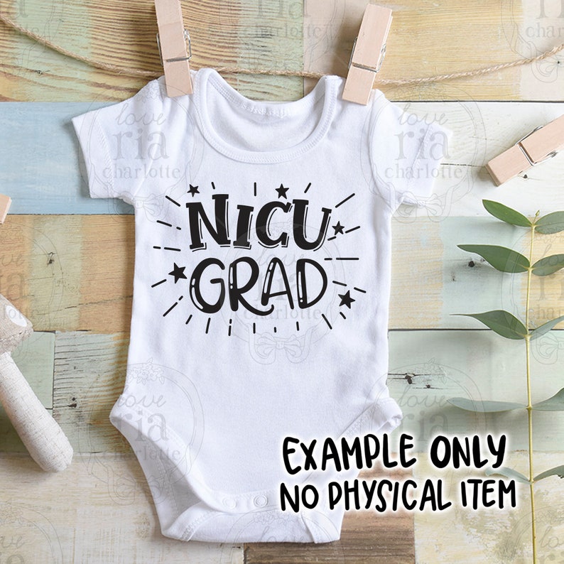 NICU Grad, Cute Newborn Premature New Baby Preemies Going Home Digital ...
