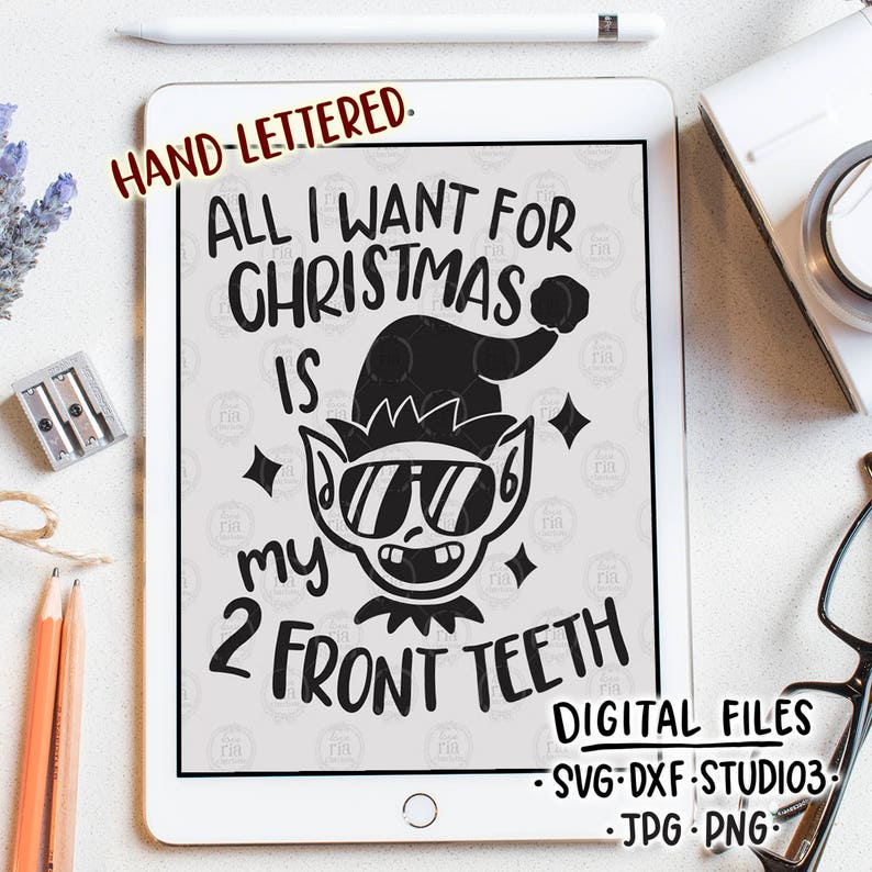 Christmas Two Front Teeth Cheeky Funny Quirky Elf Kids - Etsy