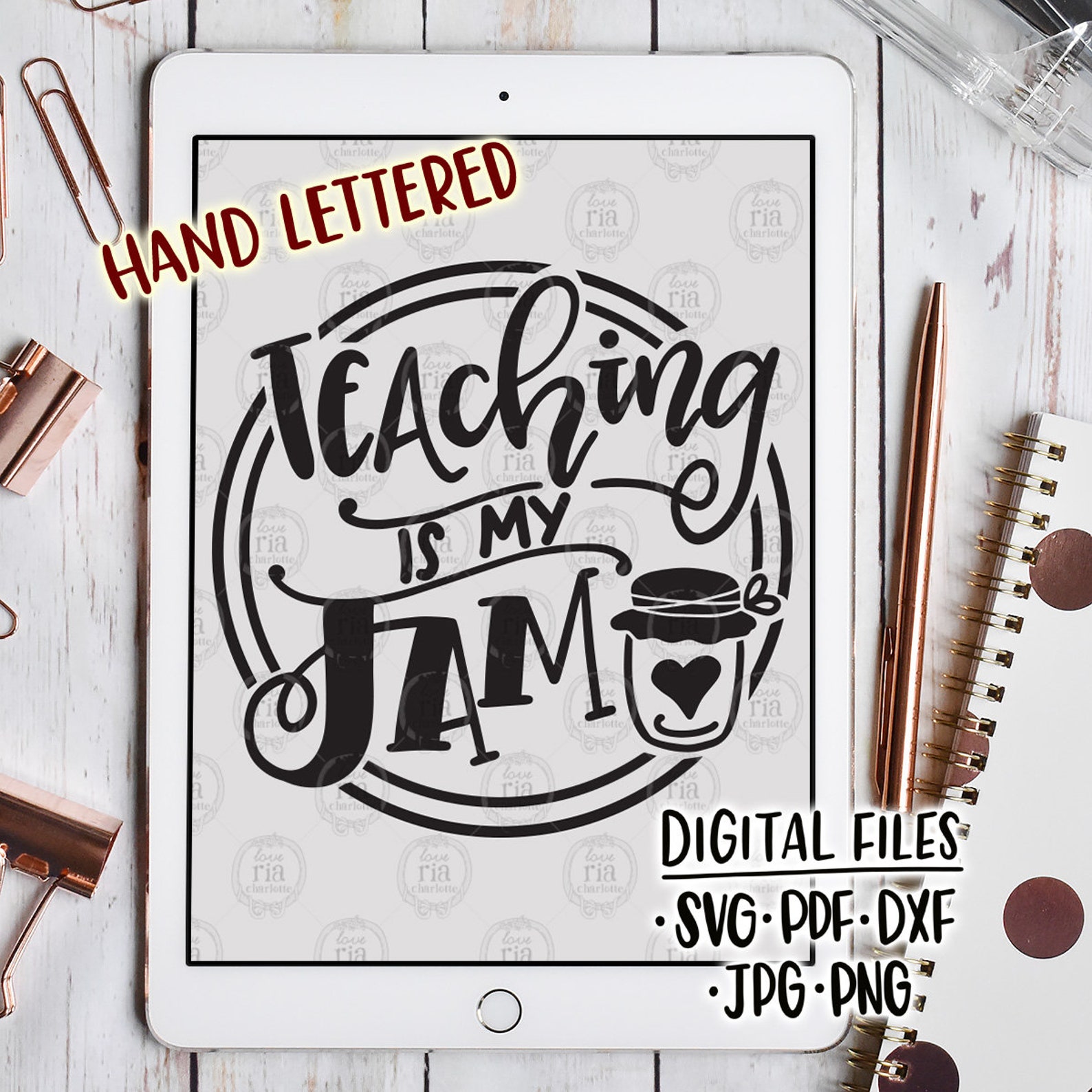 Teaching is My Jam School Teacher Life Teachers' Day - Etsy
