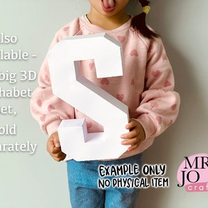 3D Alphabet Letters A-Z Digital Download Cut Files, SVG, DXF & Studio ...