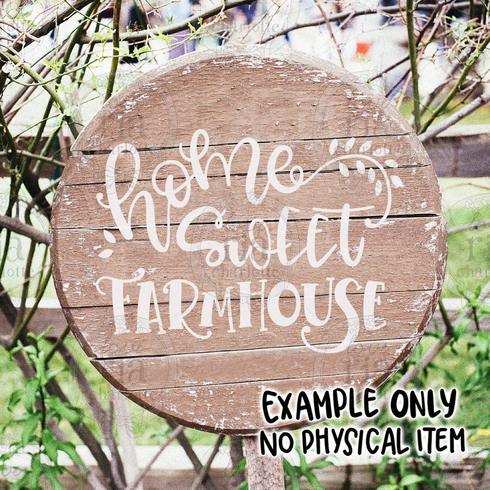 Home Sweet Farmhouse Hand Lettered Farm House Country Holiday - Etsy