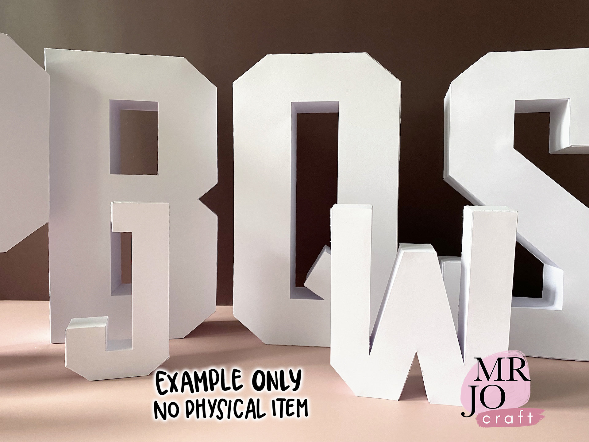 10 Height BIG 3D Alphabet Letters A-Z Digital Download - Etsy Australia