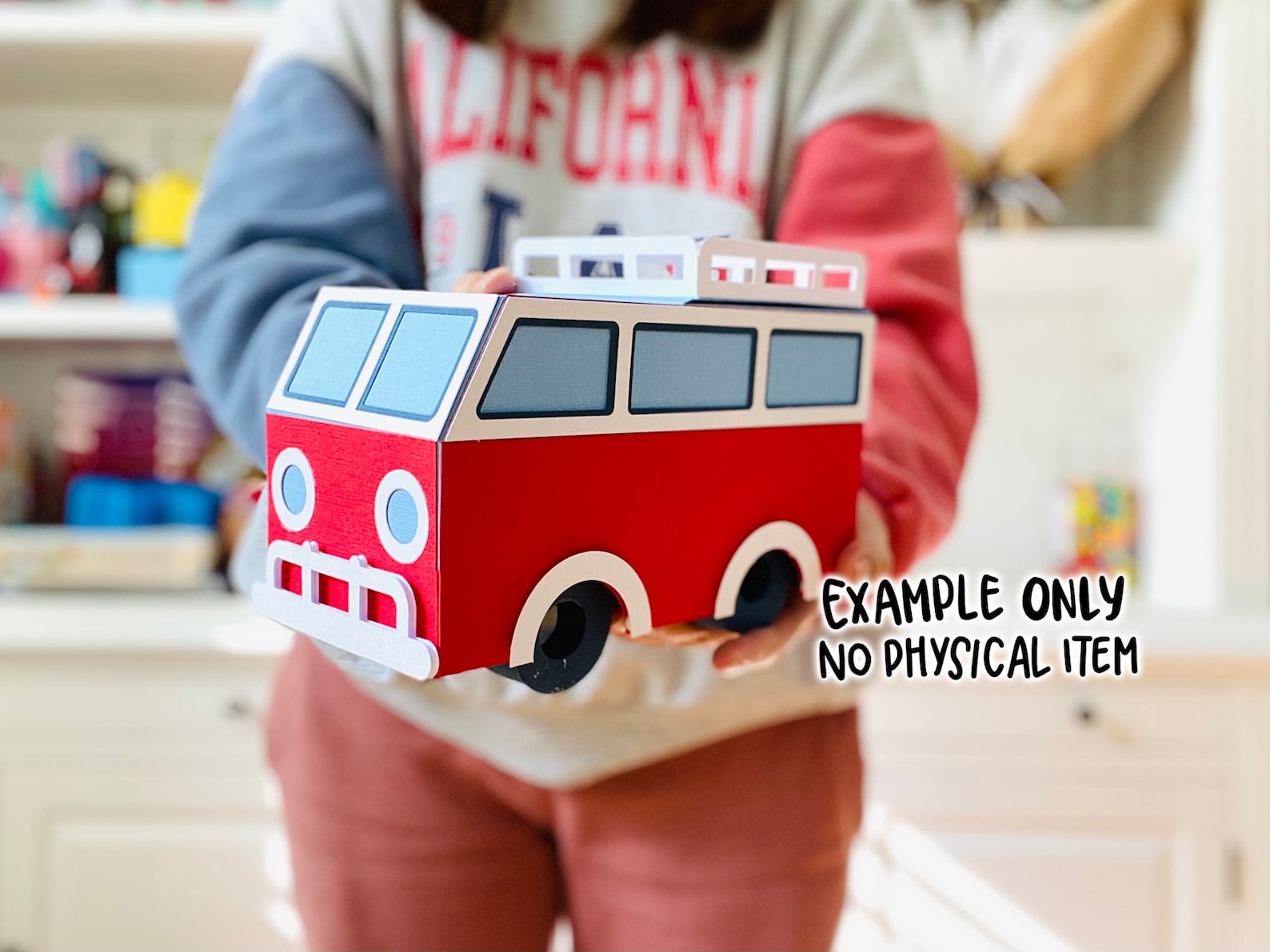 Cute Camper Van Gift Box, Digital Download Cut Files, SVG Template for ...