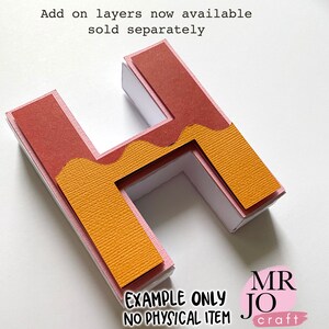 3D Alphabet Letters A-Z Digital Download Cut Files, SVG, DXF & Studio ...