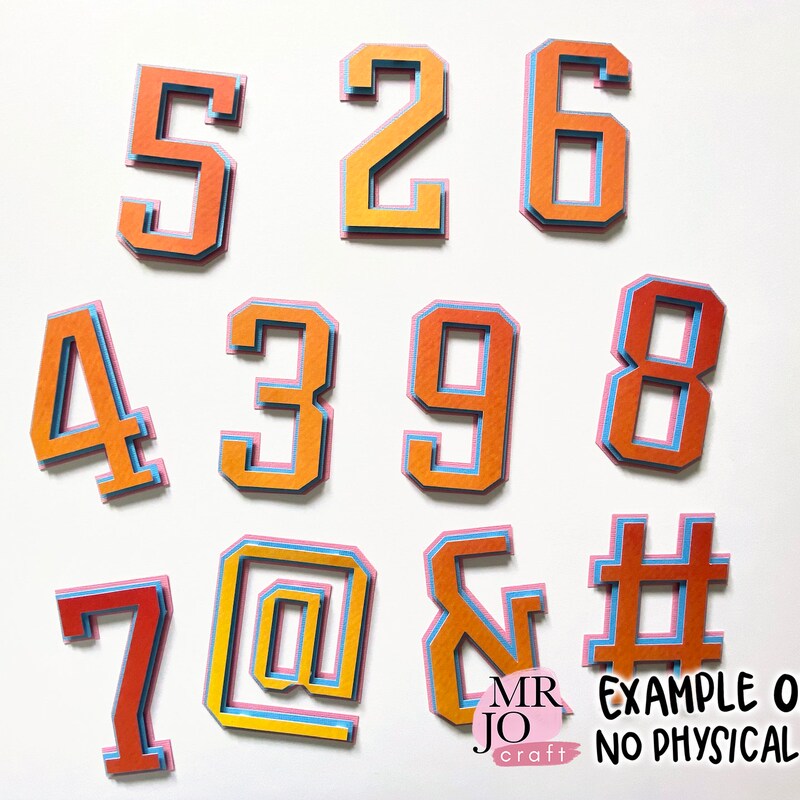 Number Cutting Dies - Etsy