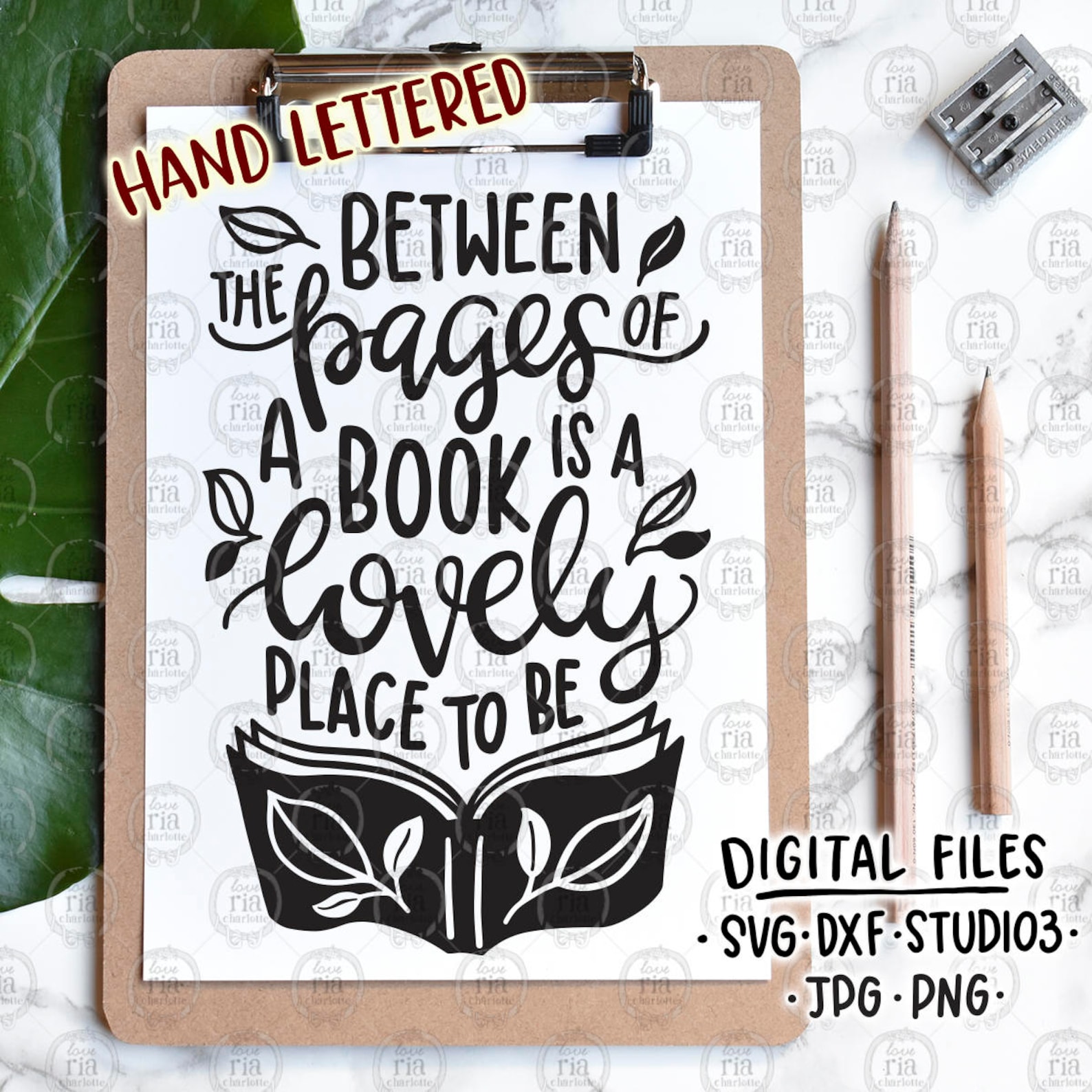 Between the Pages, Book Lover Bookworm Reading Quote Digital Files, SVG ...