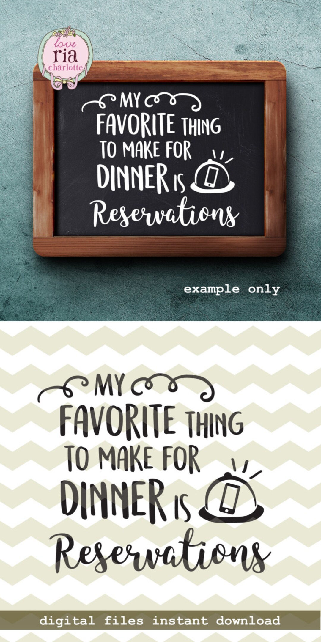 Dinner Reservations, Funny Cooking Kitchen Home Life Fun Quote Digital ...