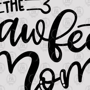 The Pawfect / Perfect Mom, Cute Fun Funny Cheeky Humor Dog Mom Pet ...