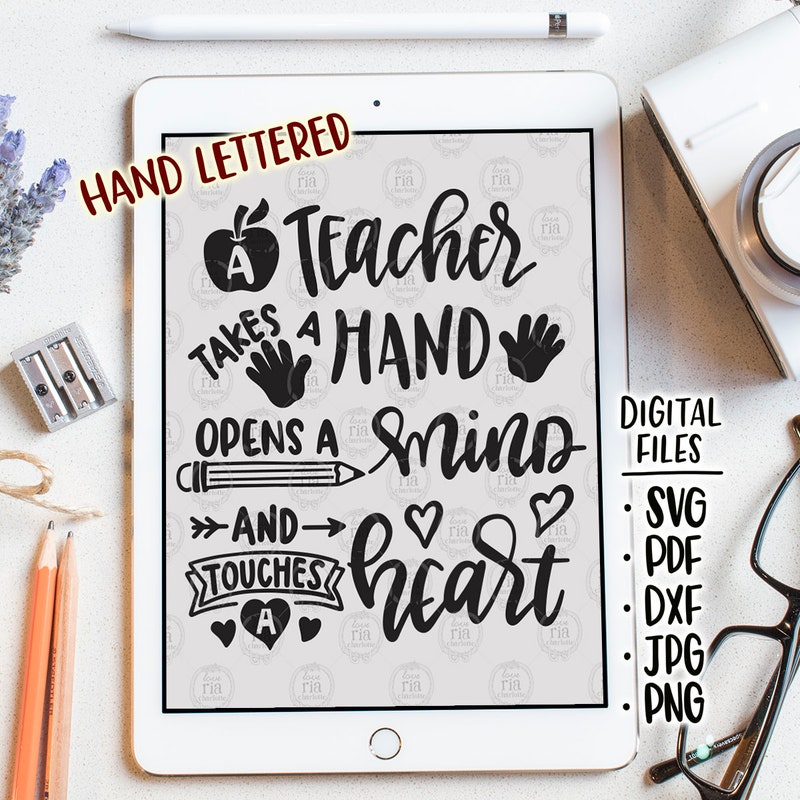 Teacher Takes a Hand - Etsy