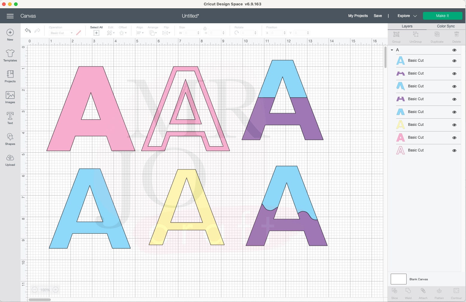 Add on Layers Only for 3D Alphabet A-Z Letters Template Digital ...