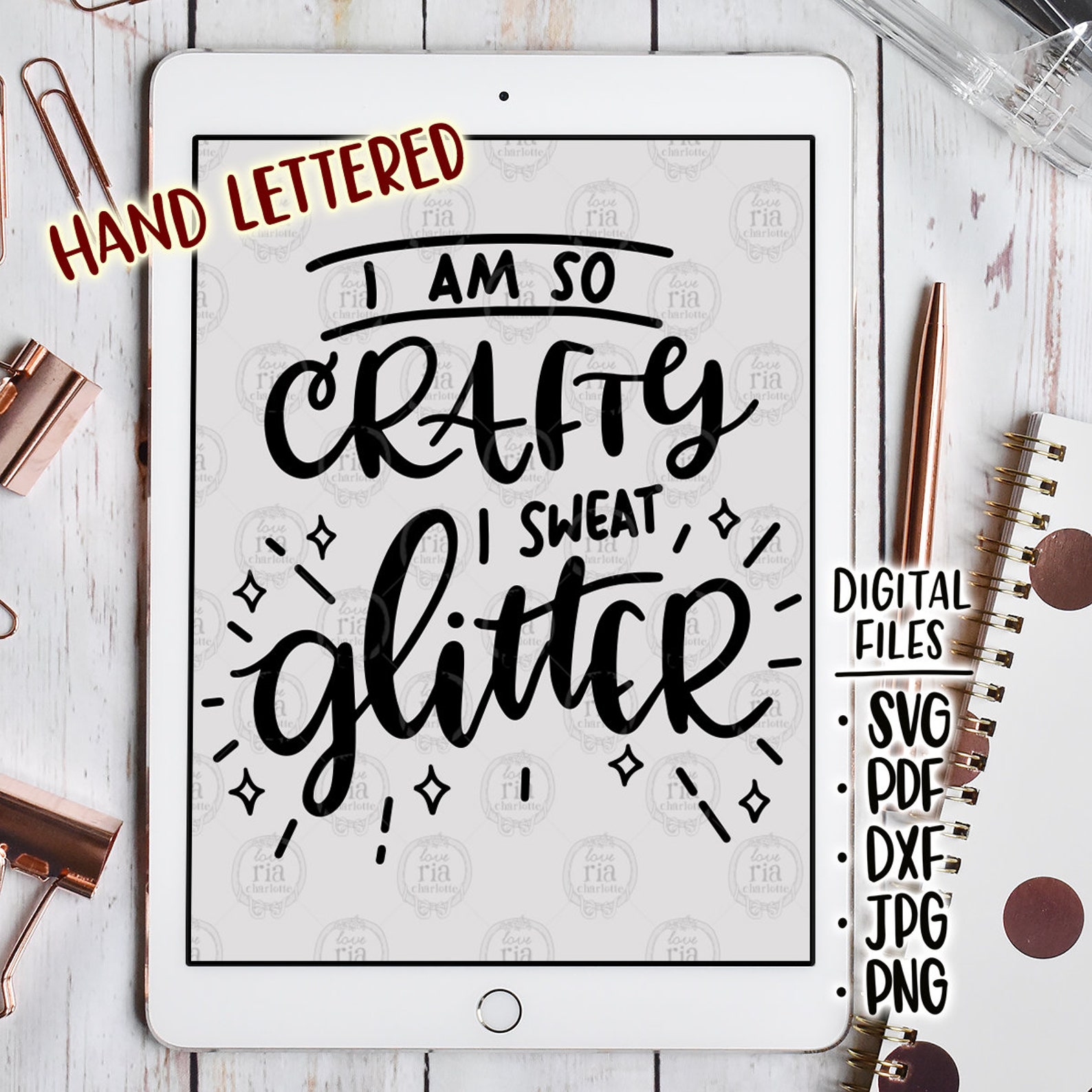 I Am so Crafty I Sweat Glitter Fun Funny Quirky Cheeky Craft - Etsy