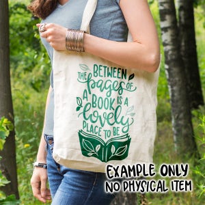 Between the Pages, Book Lover Bookworm Reading Quote Digital Files, SVG ...