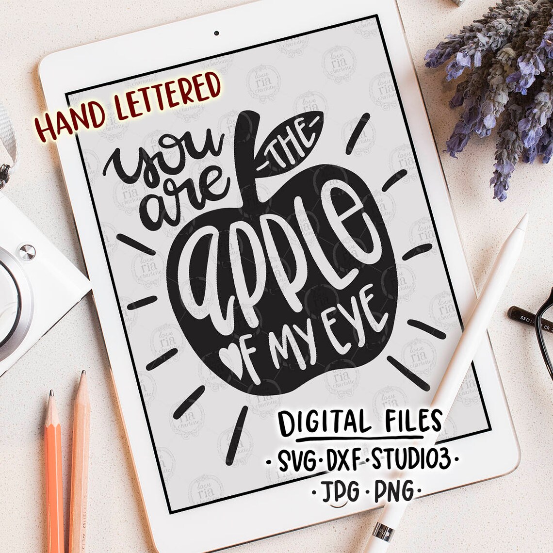 You Are the Apple of My Eye Cute Wedding Love Quote Digital - Etsy
