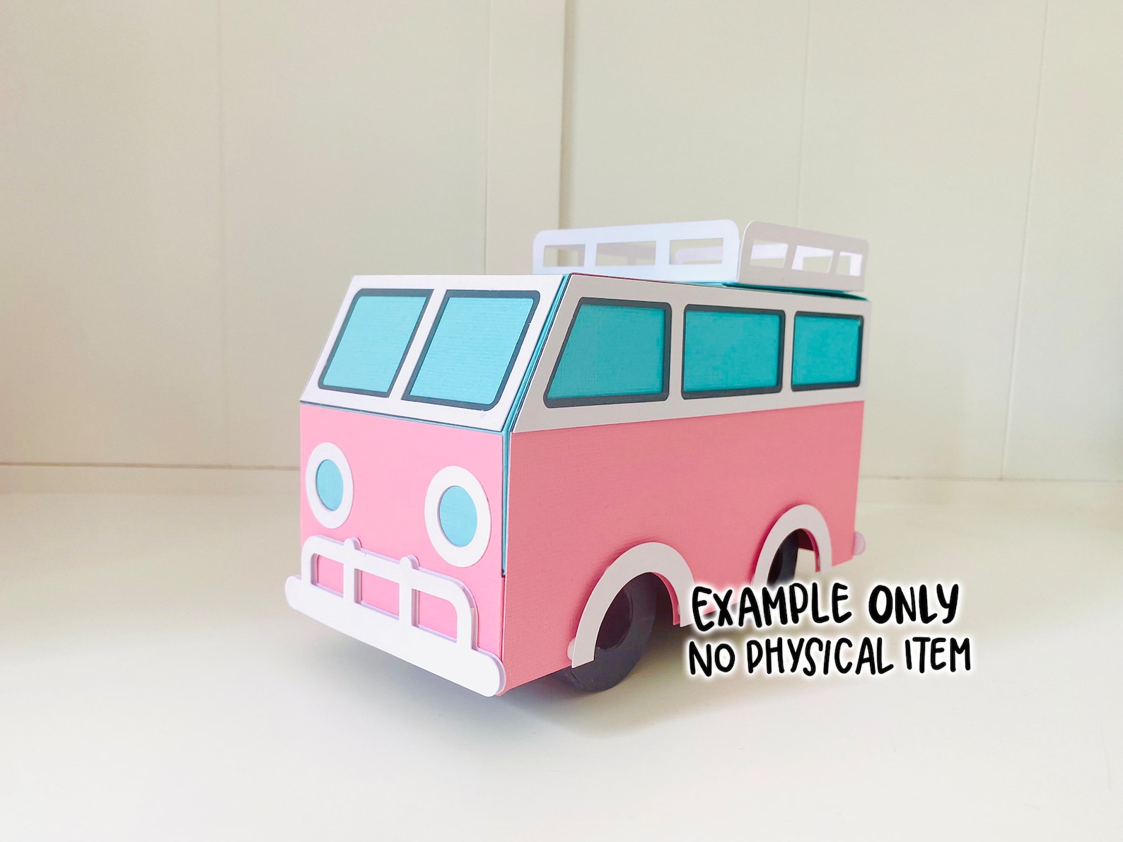 Cute Camper Van Gift Box, Digital Download Cut Files, SVG Template for ...