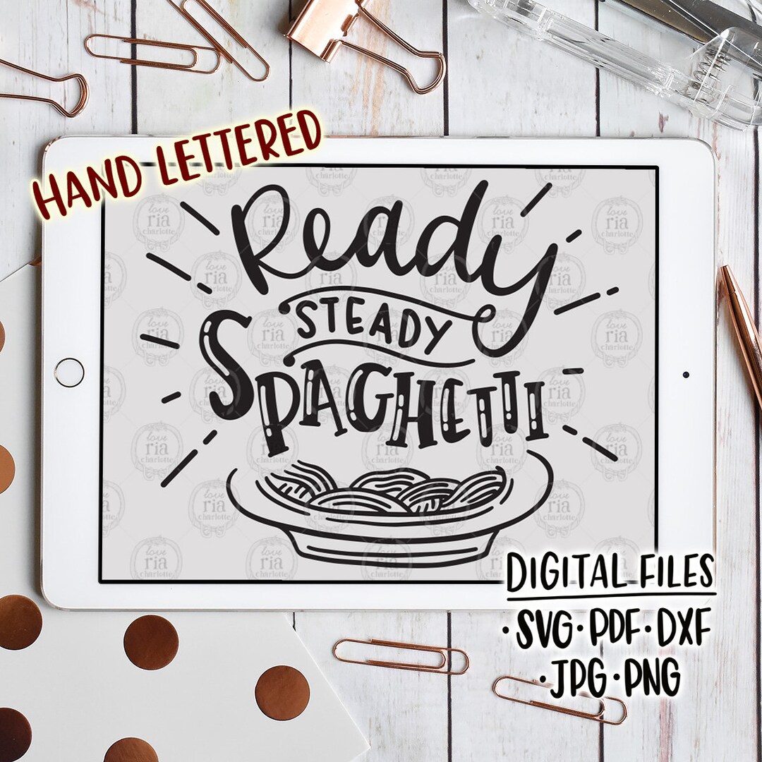 Ready Steady Spaghetti, Fun Funny Quirky Humor School Sports Day Quote ...