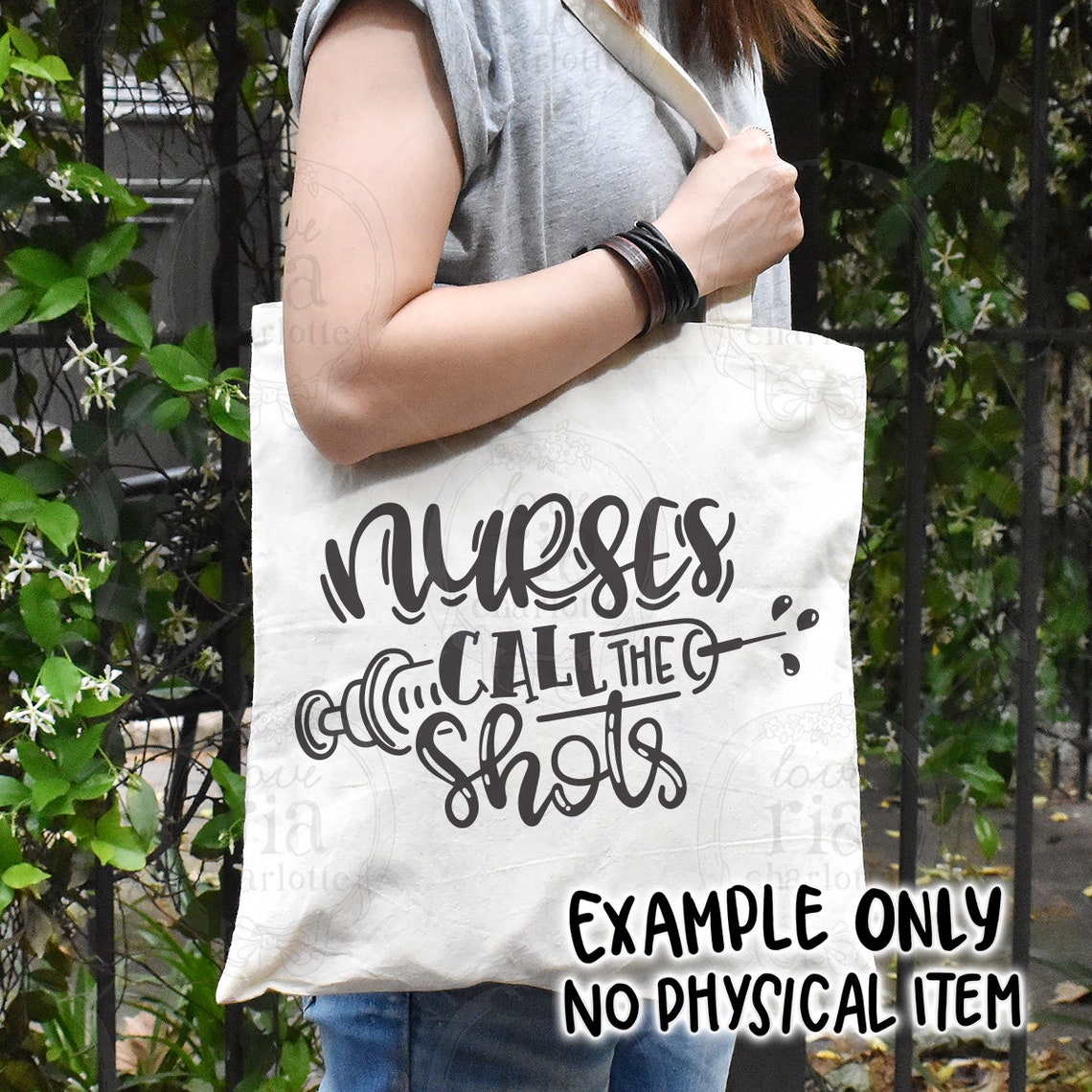 Nurses Call the Shots Fun Funny Quirky Humor Nurse Thank You | Etsy