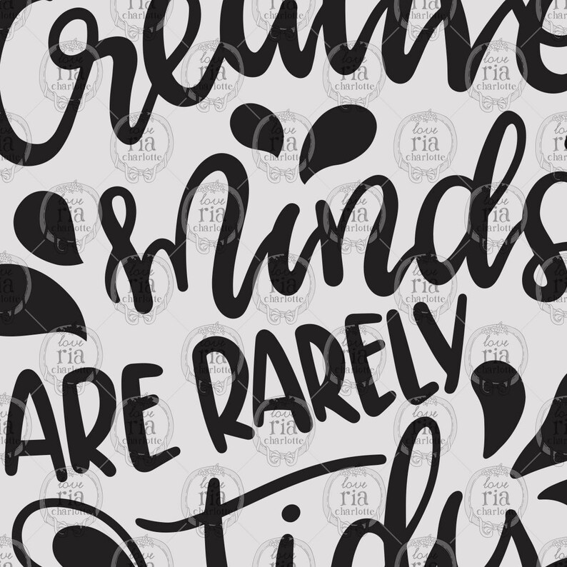 Creative Minds Funny Craft Room Quote Digital Files SVG | Etsy