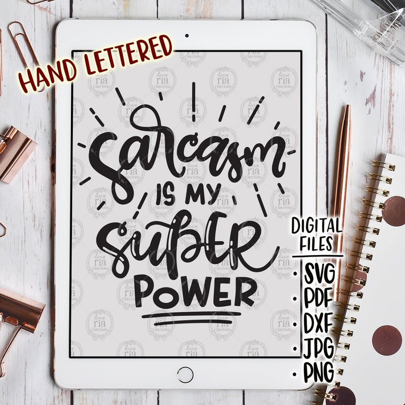 Sarcasm is My Super Power, Funny Cheeky Humor Sarcastic Quote Gift Idea ...