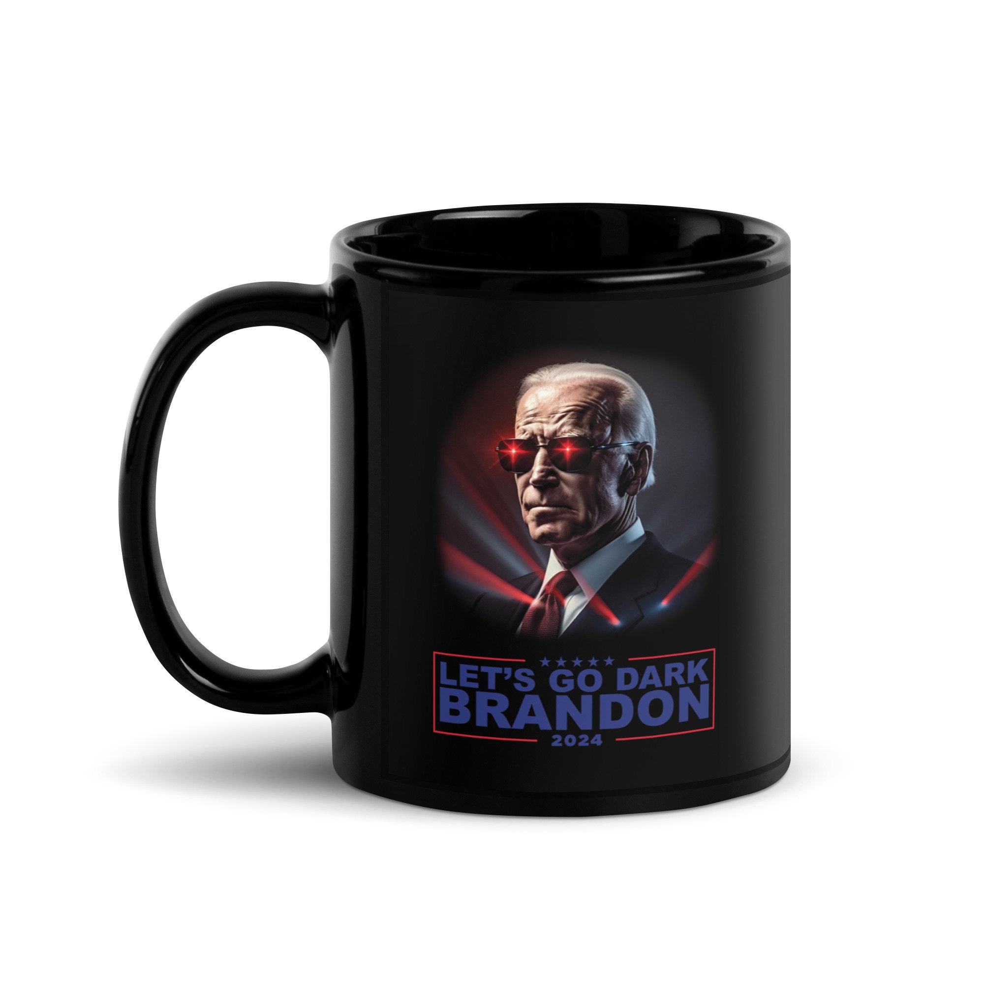 Let's Go Dark Brandon 2024 - Joe Biden Black Coffee Mug - Etsy