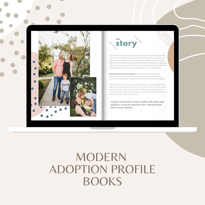 Modern Adoption Profile Book Adoption Lifebook Custom | Etsy