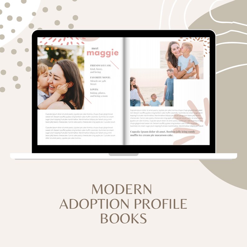 Modern Adoption Profile Book Adoption Lifebook Custom | Etsy