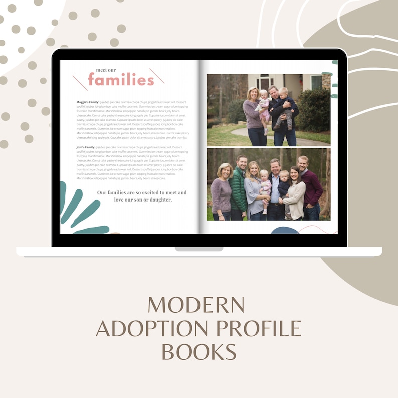 Modern Adoption Profile Book Adoption Lifebook Custom | Etsy