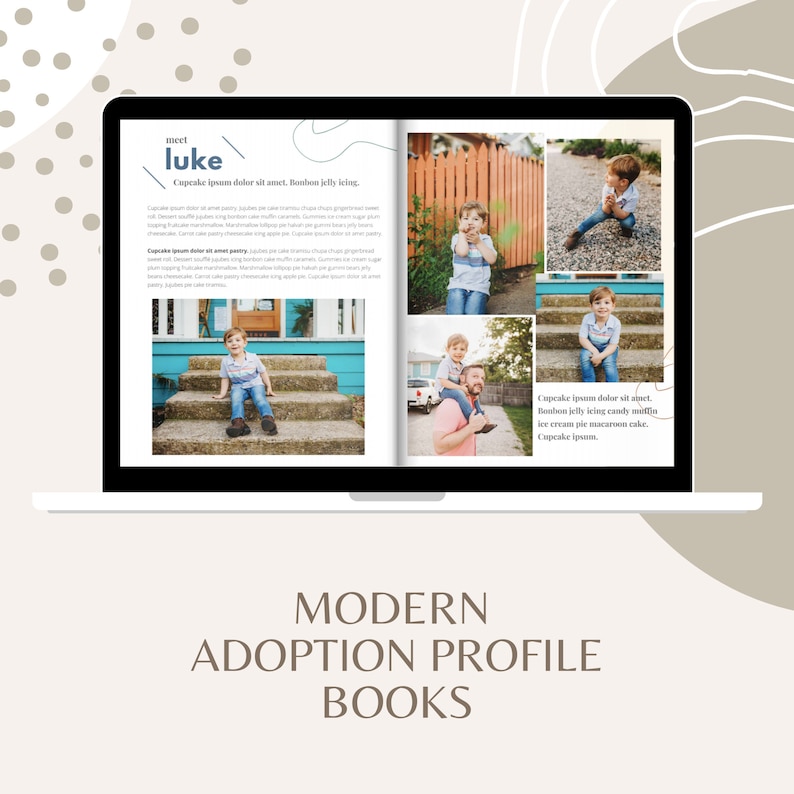 Modern Adoption Profile Book Adoption Lifebook Custom | Etsy