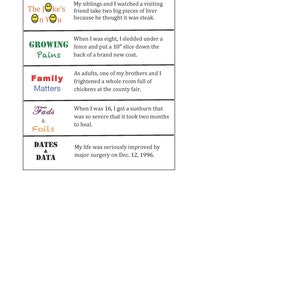 Family Trivia Game Instructions File - Etsy