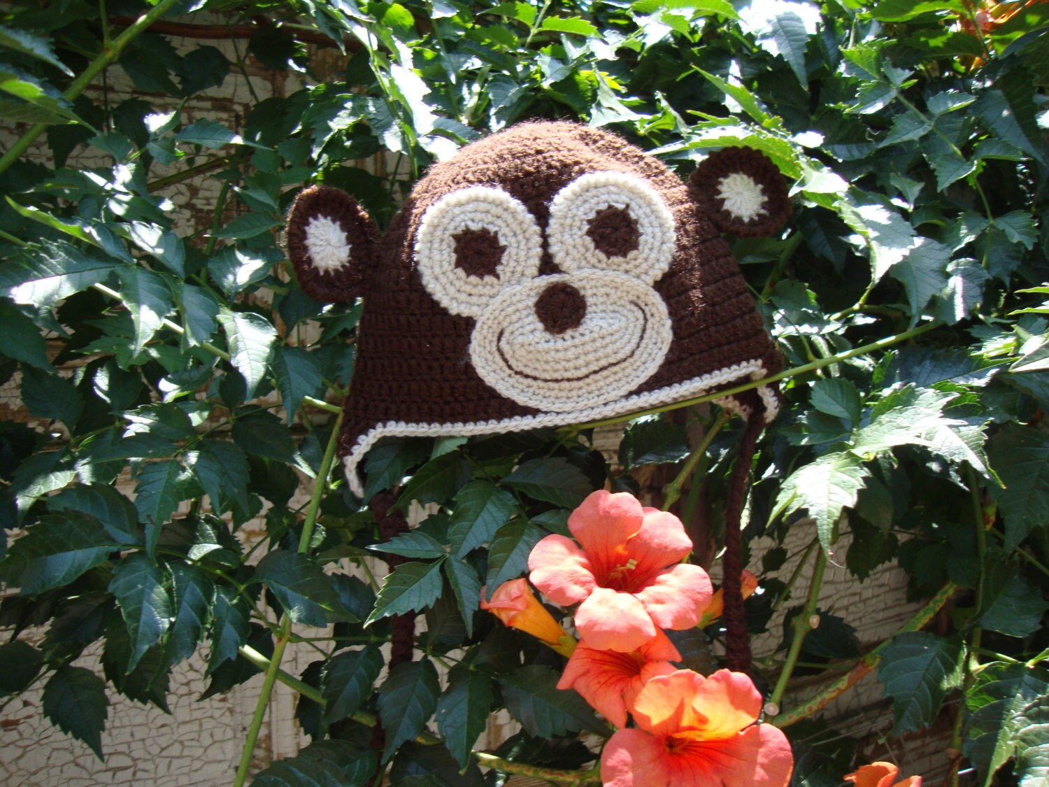 Hat Monkey Shape Winter Caps Unisex Accessory Baby Hats - Etsy