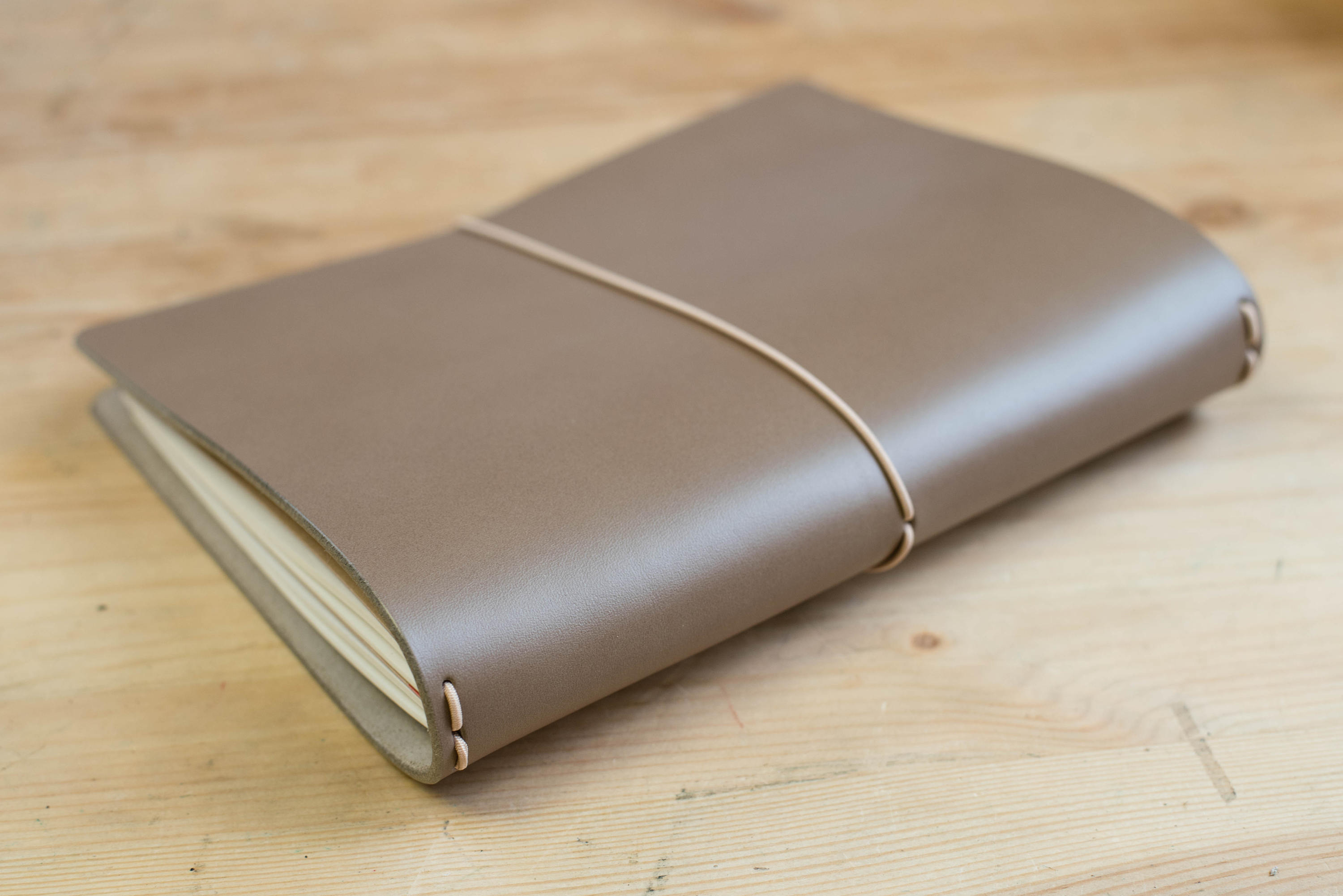 All Sizes Khaki Grey Buttero Leather Traveler's Notebook | Etsy