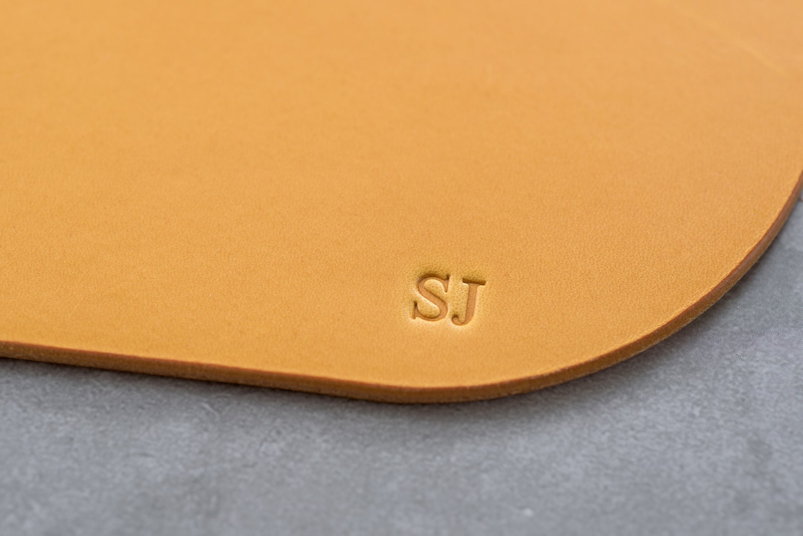 12 COLORS Mustard Yellow Buttero Leather Mouse Pad - Etsy