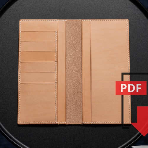 PDF Long Wallet Leather / Template Wallet / Leather Pattern / - Etsy