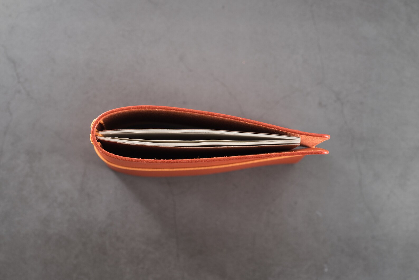 All Sizes - Orange Buttero Leather Traveler's Notebook Cover (no ...