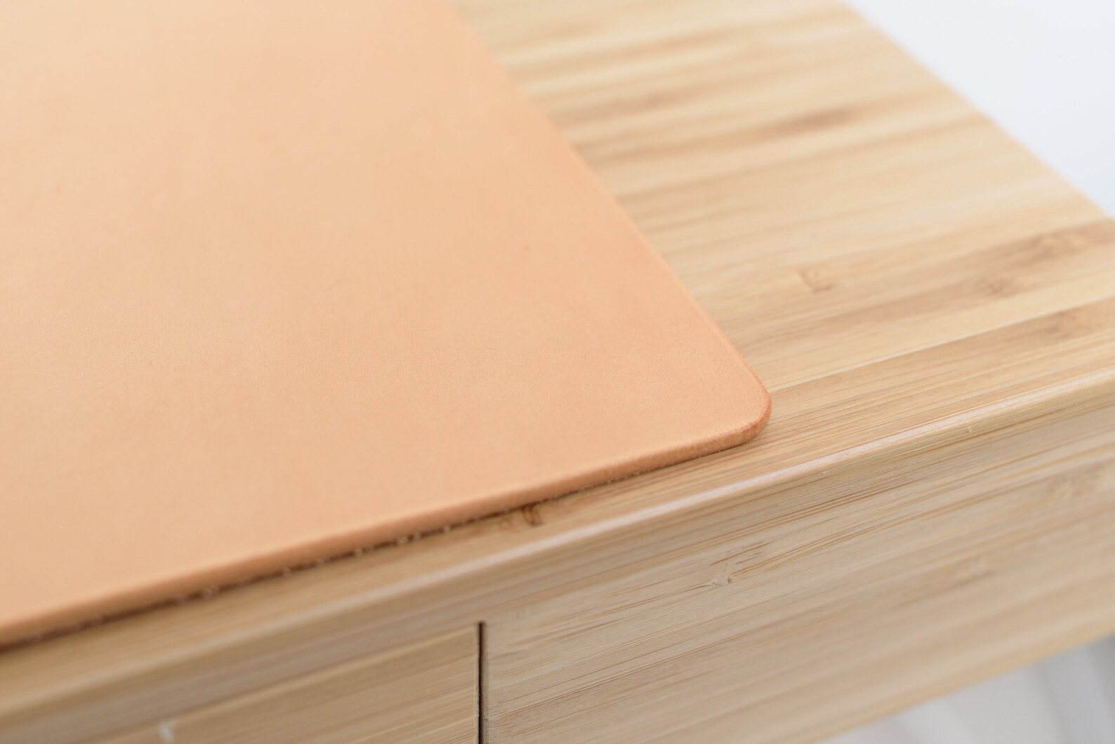 Natural Leather Desk / Keyboard & Mouse Pad - Etsy