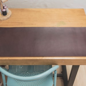 12 COLORS - Burgundy Buttero Leather Desk / Keyboard & Mouse Pad - Etsy