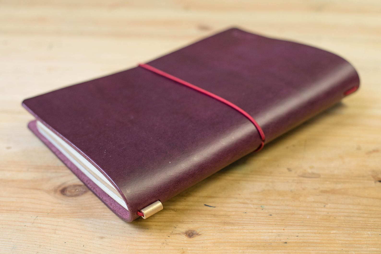All Sizes - Purple Buttero Leather Traveler's Notebook Cover (no ...