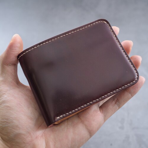 7 COLORS 6-slot Natural Shell Cordovan & Natural Leather - Etsy