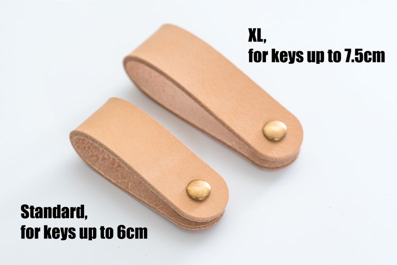 13 Colors Leather Swivel Key Holder Personalized Key Fob | Etsy