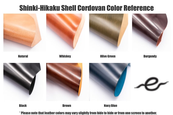 7 COLORS 6 slot Natural Shell Cordovan Natural Leather Billfold Wallet Etsy UK