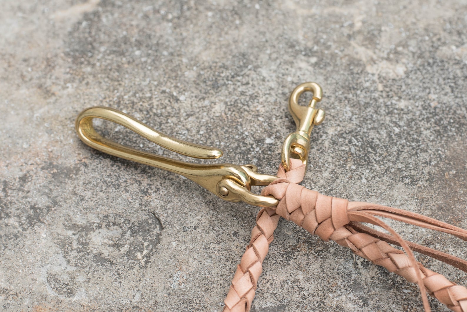 Round Braid Natural Vegetable-tanned Leather Wallet Rope With | Etsy
