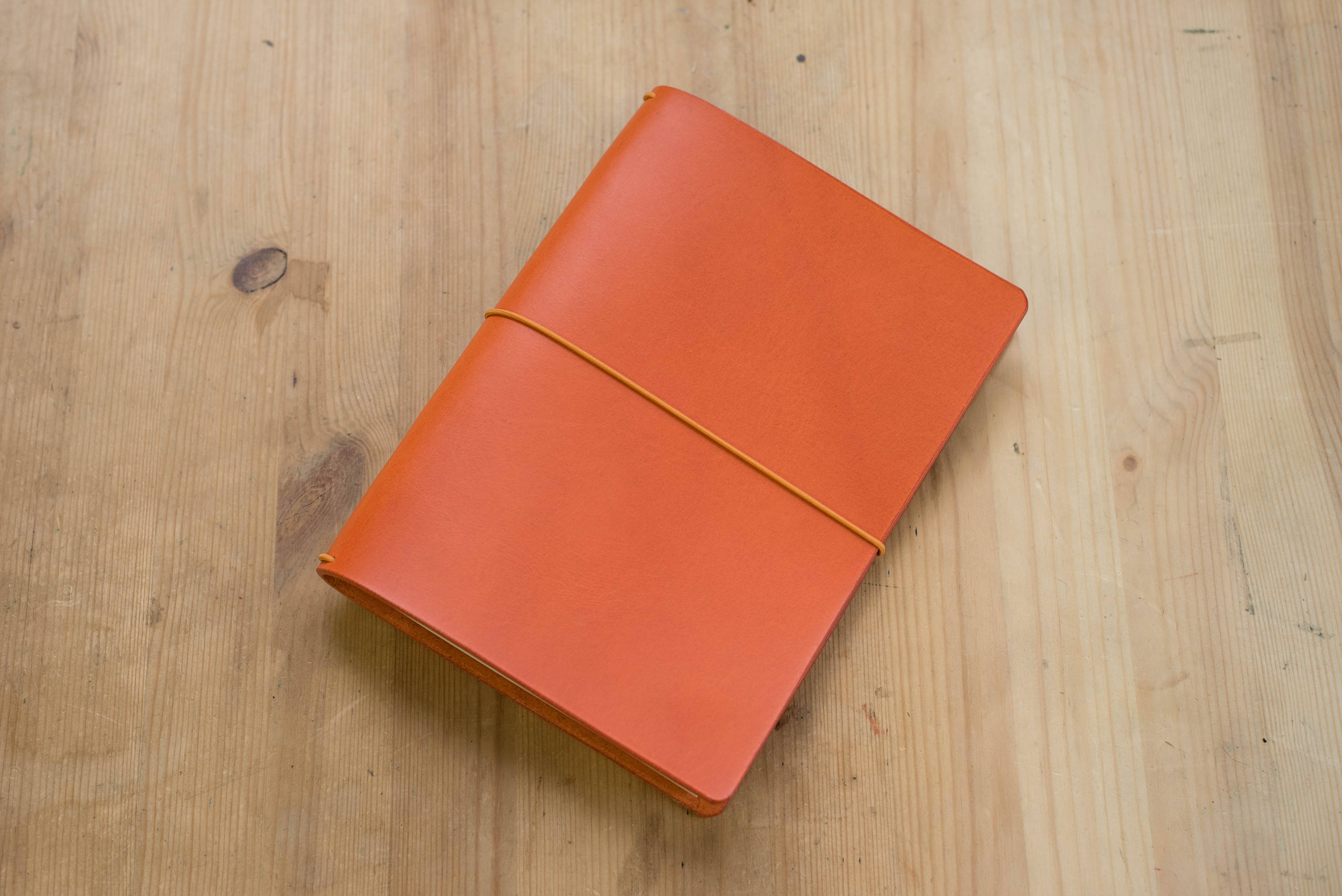 All Sizes Orange Buttero Leather Traveler's Notebook | Etsy