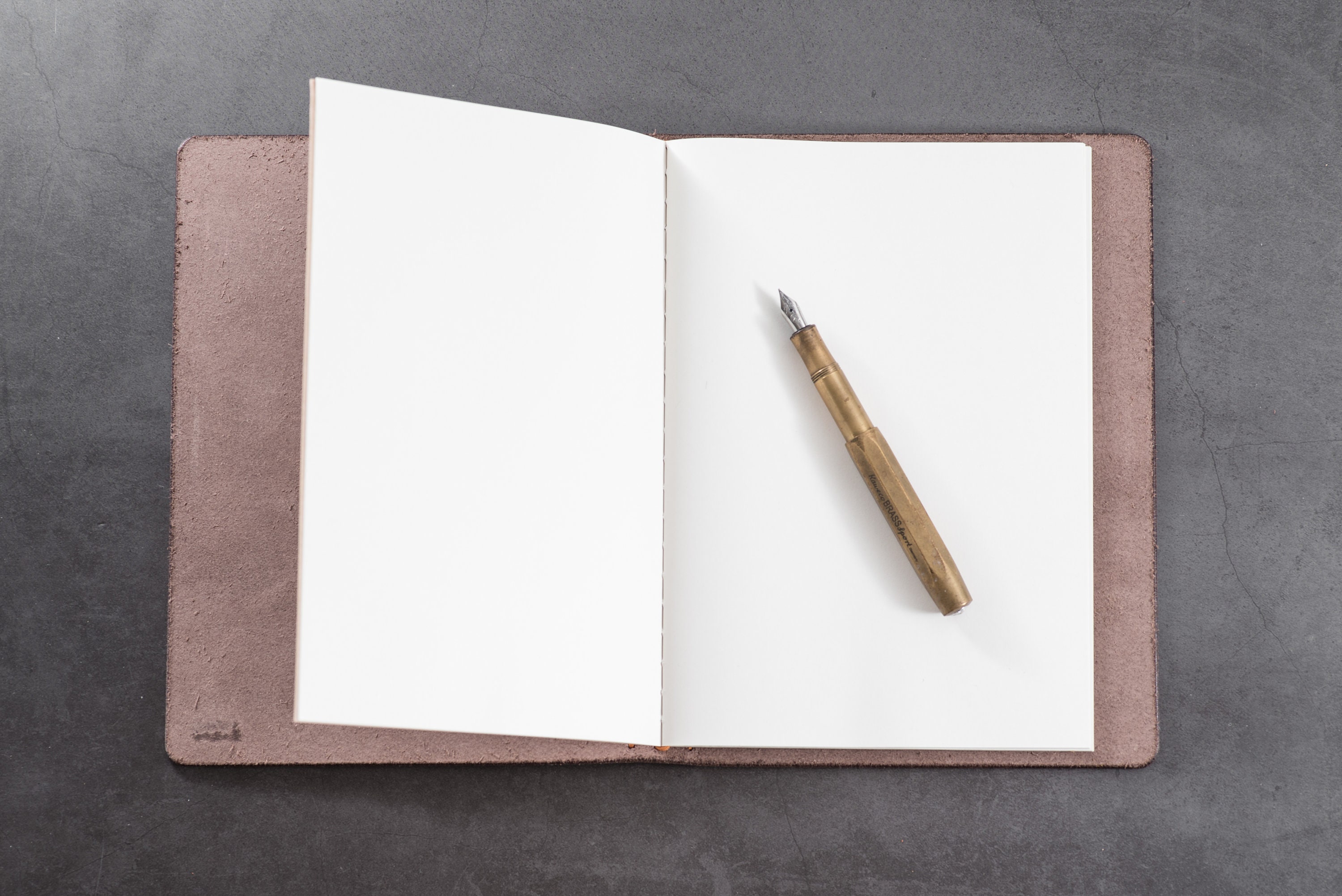 All Sizes - Brown Buttero Leather Traveler's Notebook Cover (no Inserts ...