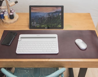 Burgundy Desk Pad - Etsy